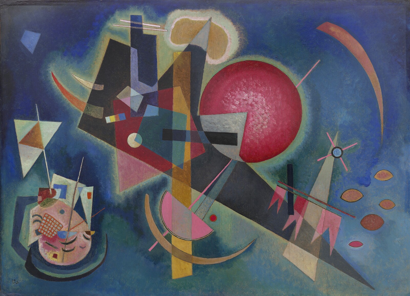 Kandinsky Most Famous Paintings Oil Painting Replica Línea Quebrada