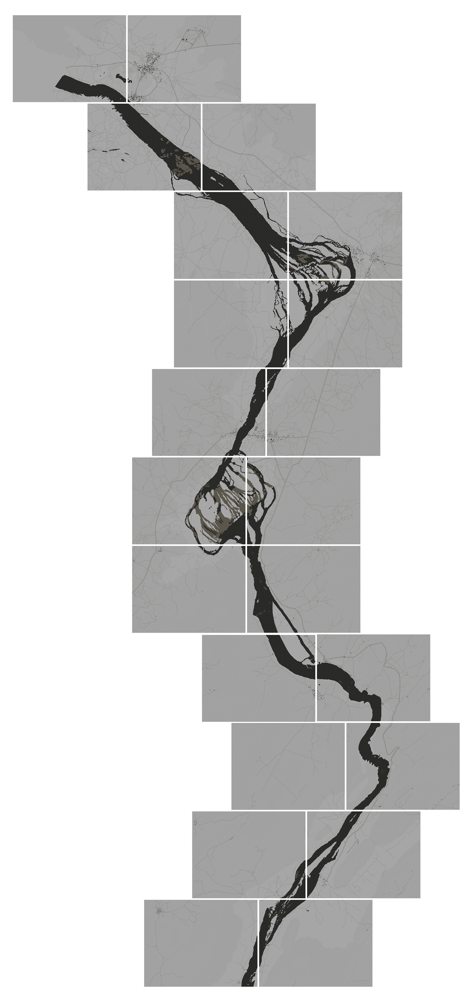Black Volta River Map