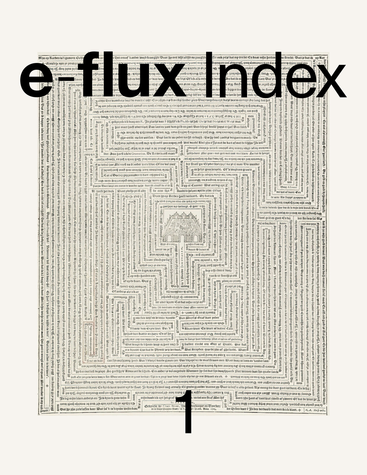 E Flux Index Issue 1 Announcements E Flux
