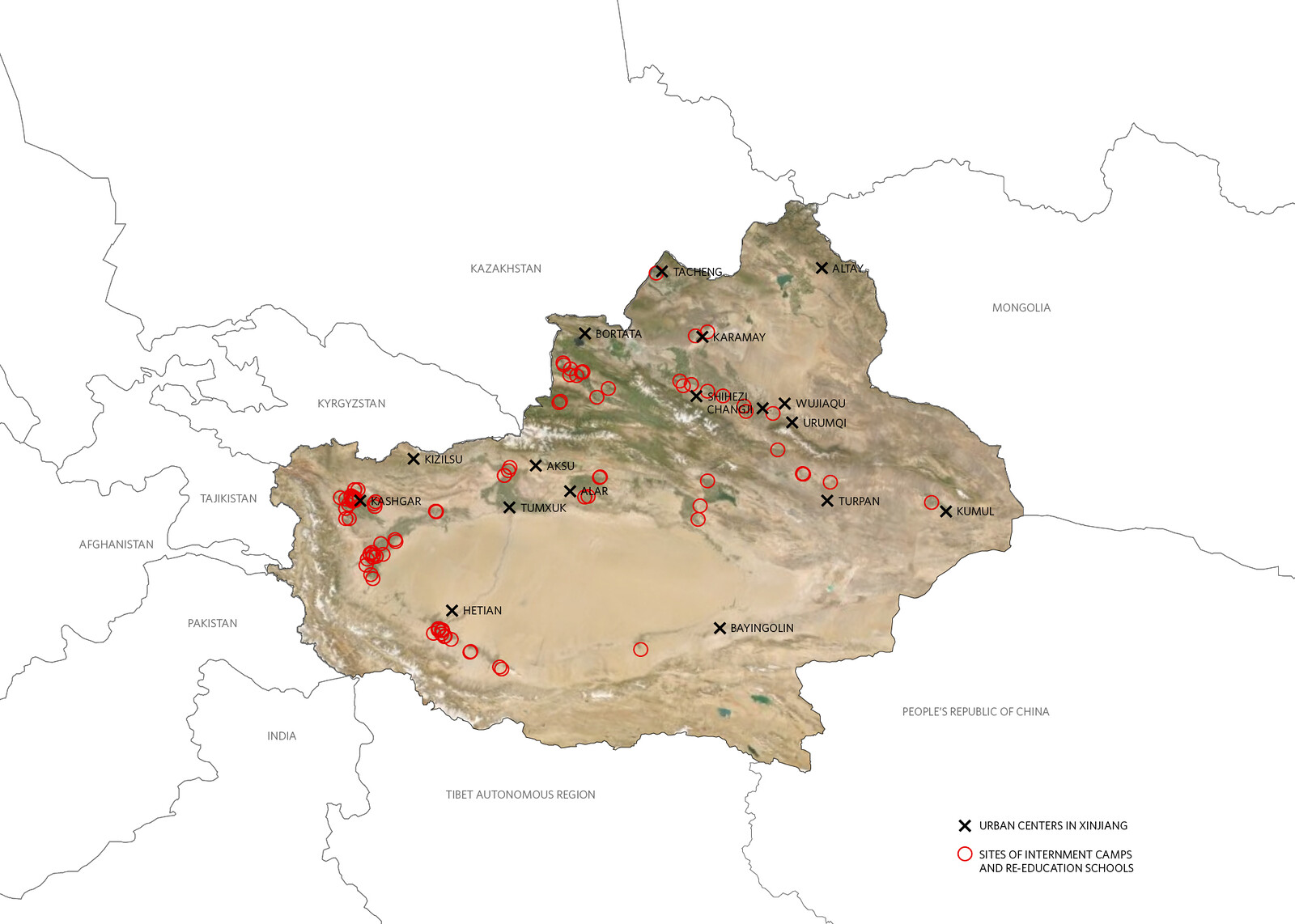 Xinjiang Desert Map How To Plan A Xinjiang Road Trip? (2025 Routes