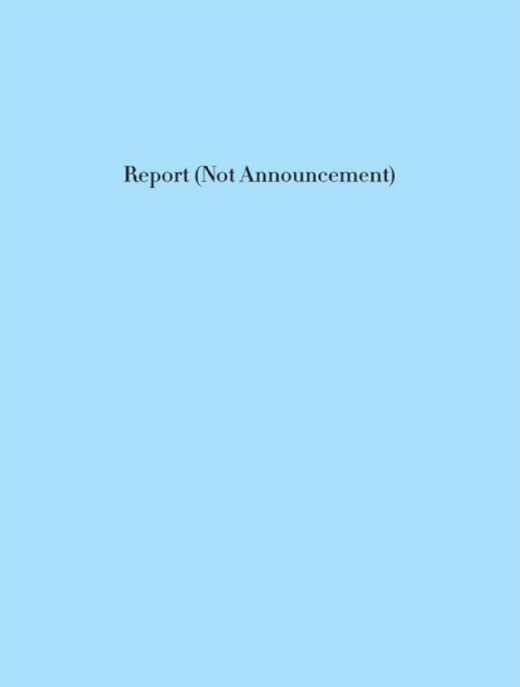 Report (Not Announcement) - Projects - e-flux