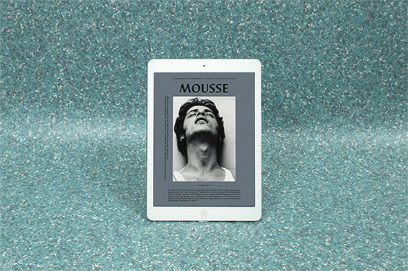 Mousse #44 for iPad out now - Announcements - e-flux