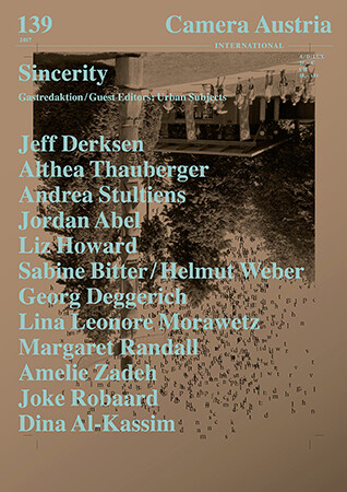 Camera Austria International 139 - Announcements - e-flux