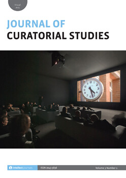 Journal of Curatorial Studies issue 3.1 out now - e-flux Education