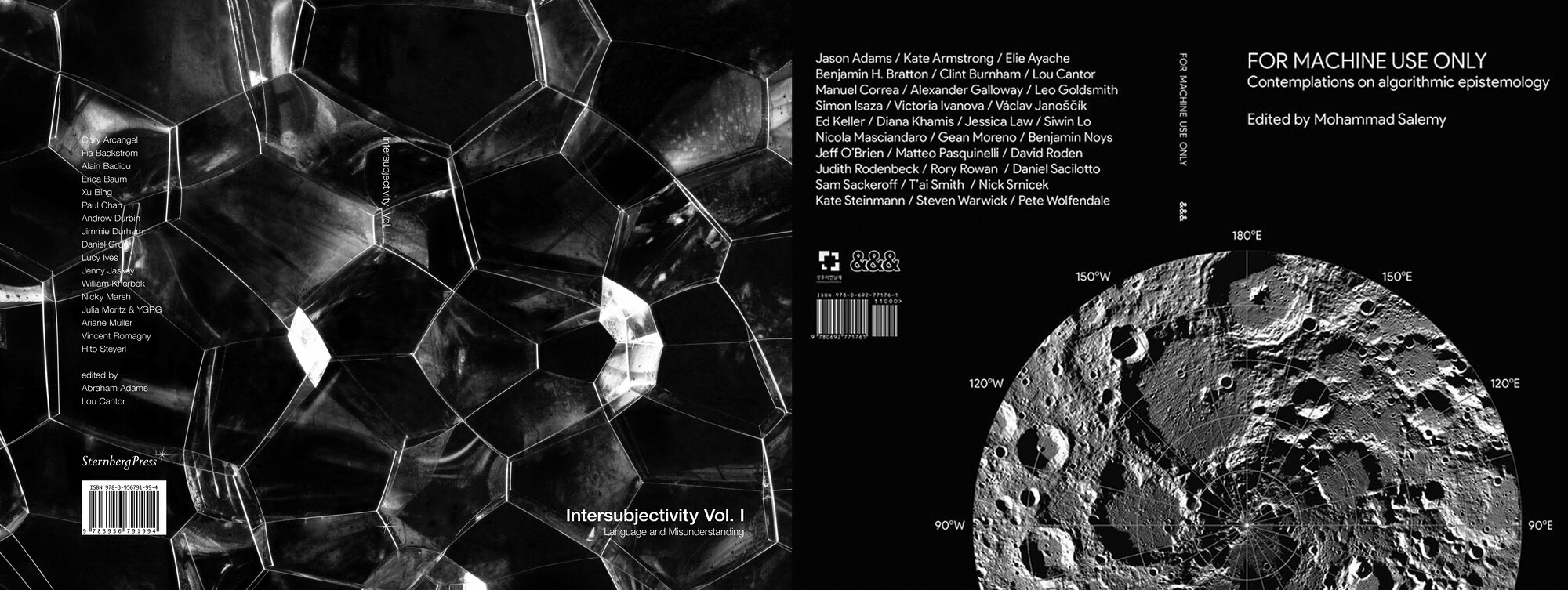 Double Book Launch: For Machine Use Only and Intersubjectivity Vol. 1 ...